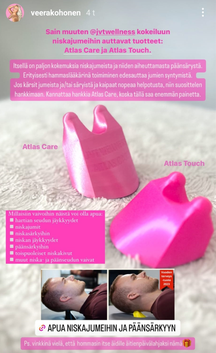 Atlas Care – Tehokas apu niskajumeihin | JVT Wellness